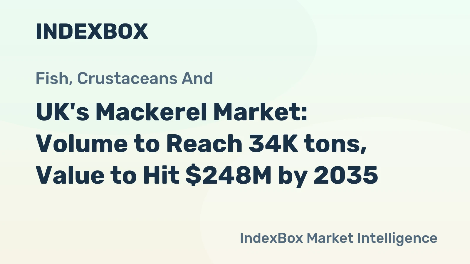UK's Mackerel Market: Volume to Reach 34K tons, Value to Hit $248M by 2035