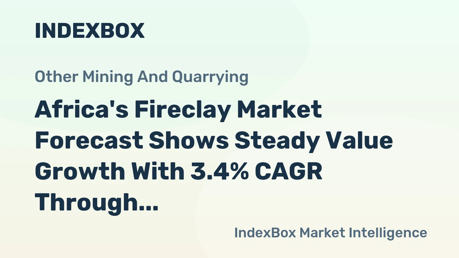 Africa's Fireclay Market Forecast Shows Steady Value Growth With 3.4% CAGR Through 2035