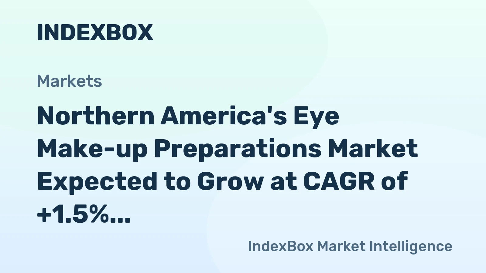 Northern America's Eye Make-up Preparations Market Expected to Grow at CAGR of +1.5% by 2035