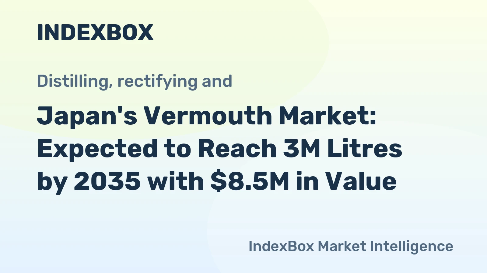 Japan's Vermouth Market: Expected to Reach 3M Litres by 2035 with $8.5M in Value