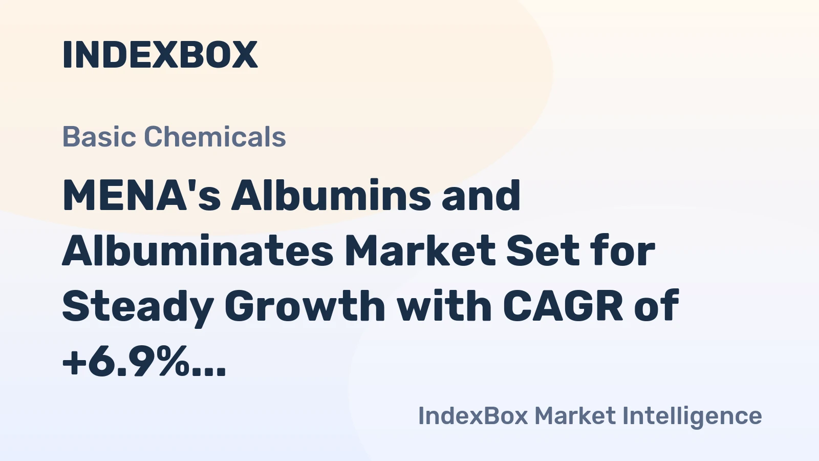 MENA's Albumins and Albuminates Market Set for Steady Growth with CAGR of +6.9% over Next Decade