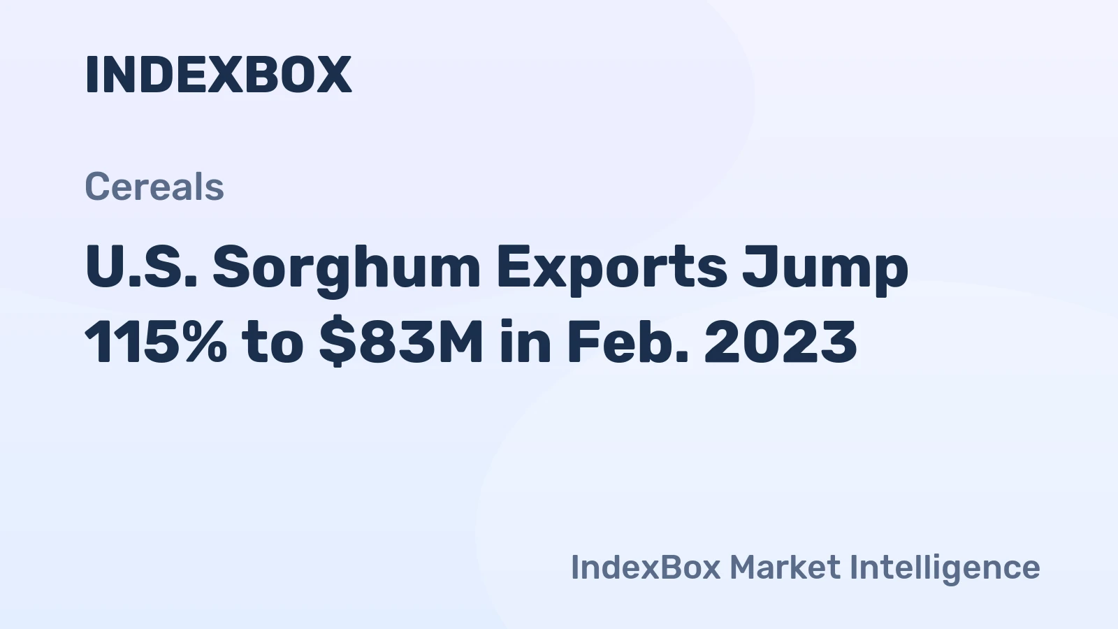 U.S. Sorghum Exports Jump 115% to $83M in Feb. 2023