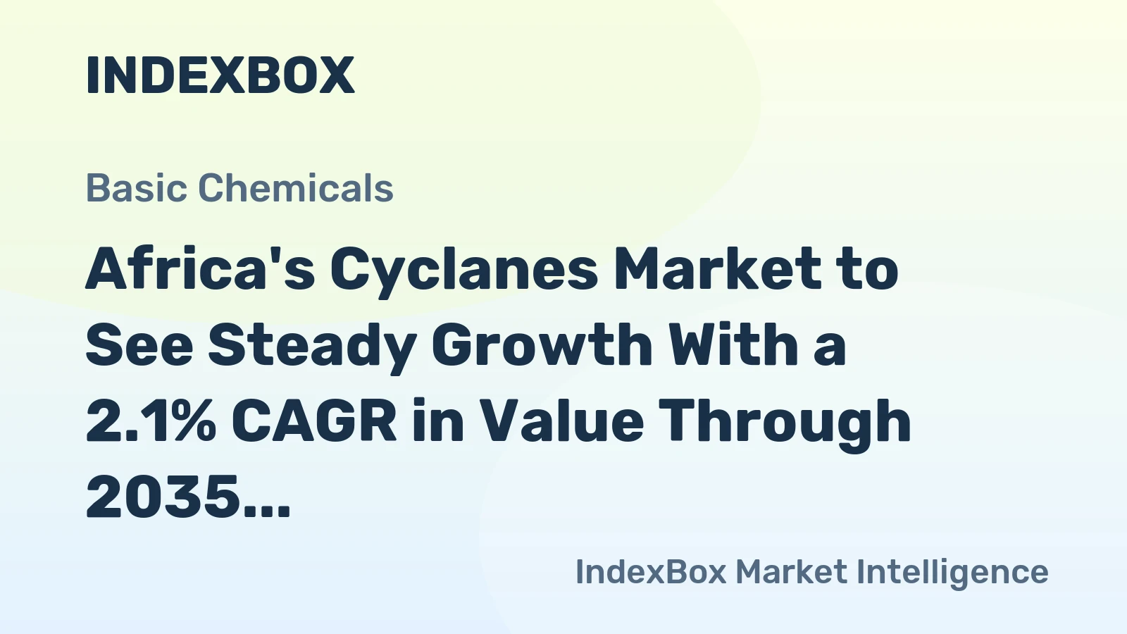 Africa's Cyclanes Market to See Steady Growth With a 2.1% CAGR in Value Through 2035