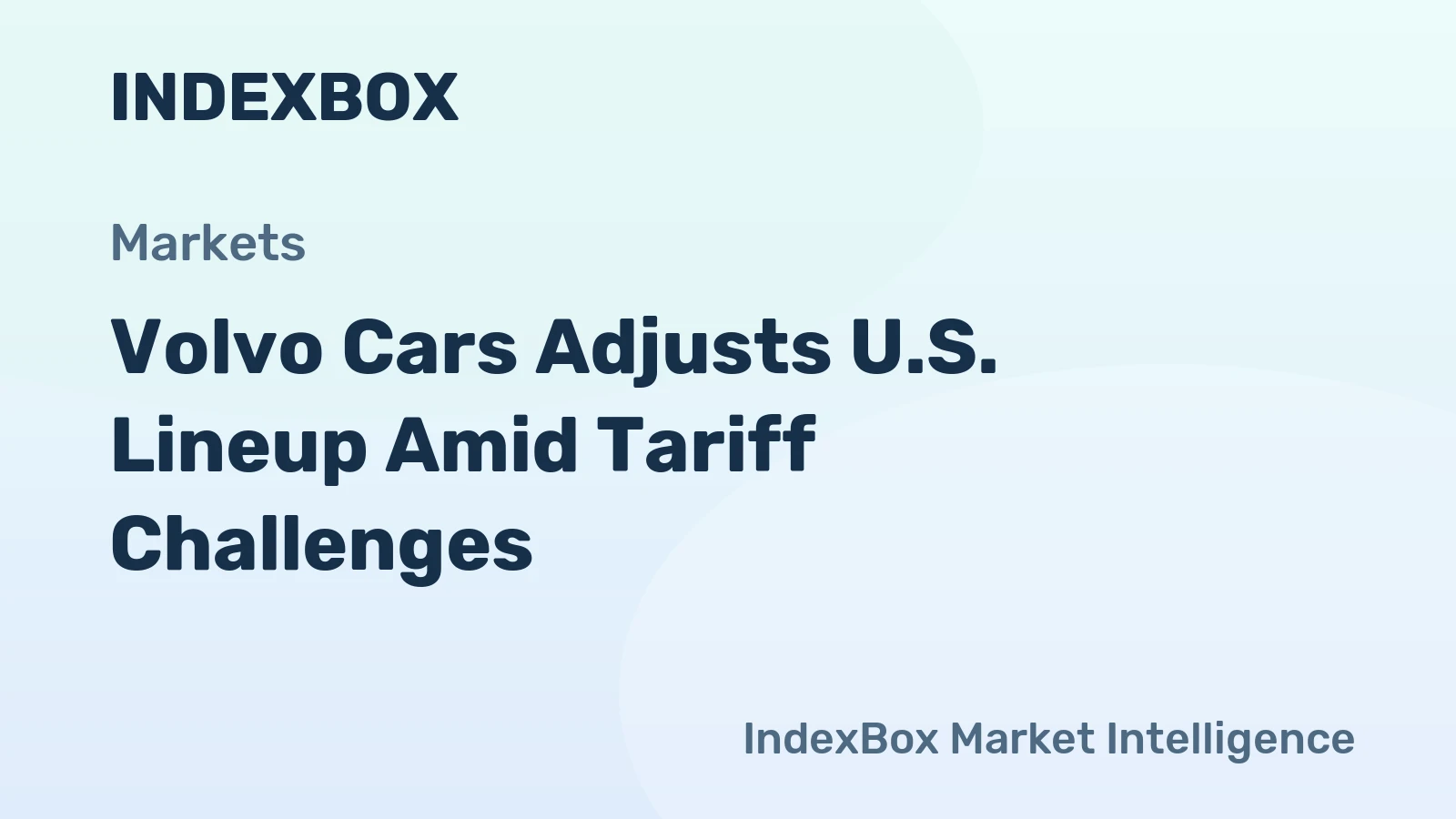 Volvo Cars Adjusts U.S. Lineup Amid Tariff Challenges