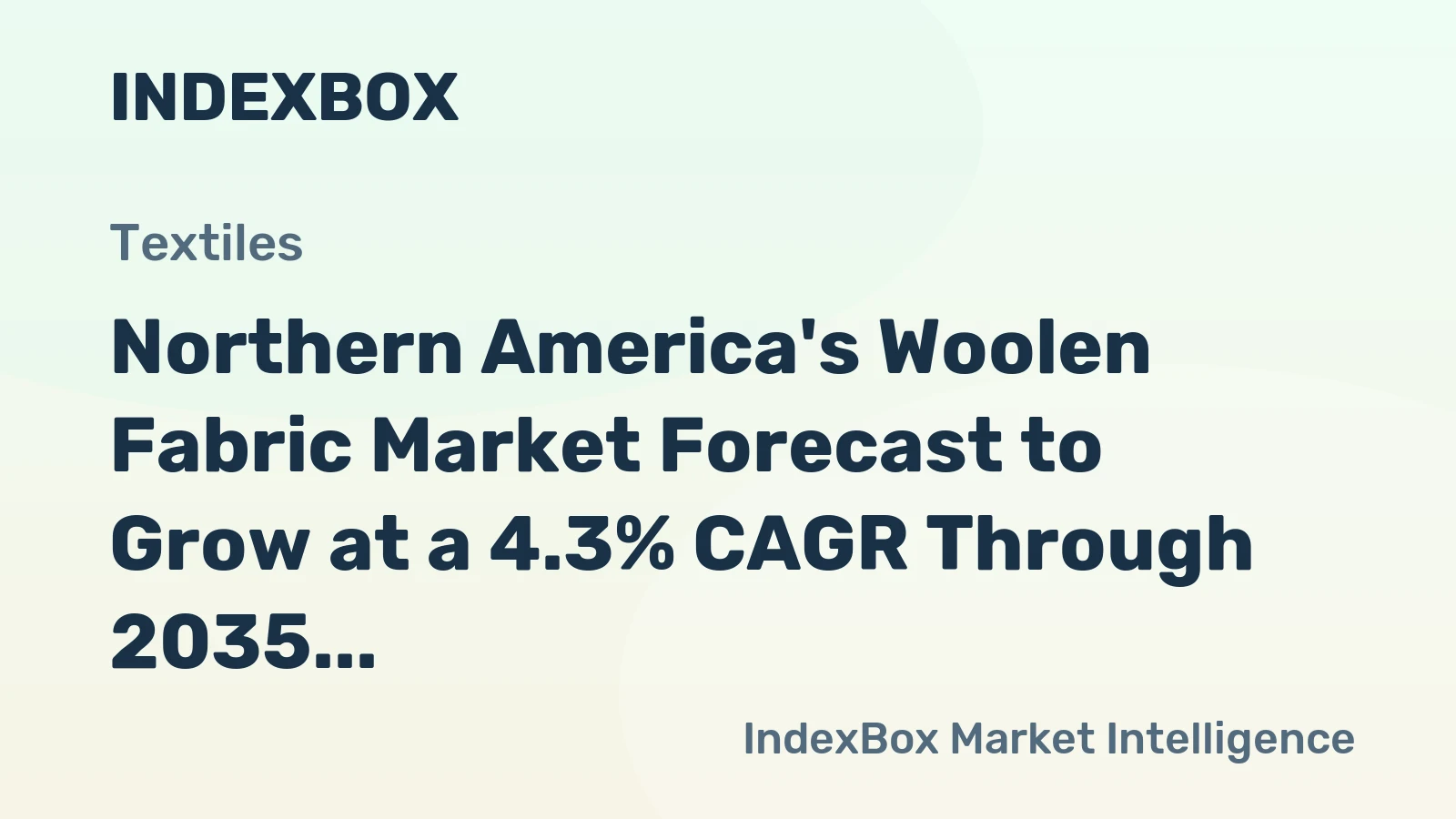 Northern America's Woolen Fabric Market Forecast to Grow at a 4.3% CAGR Through 2035