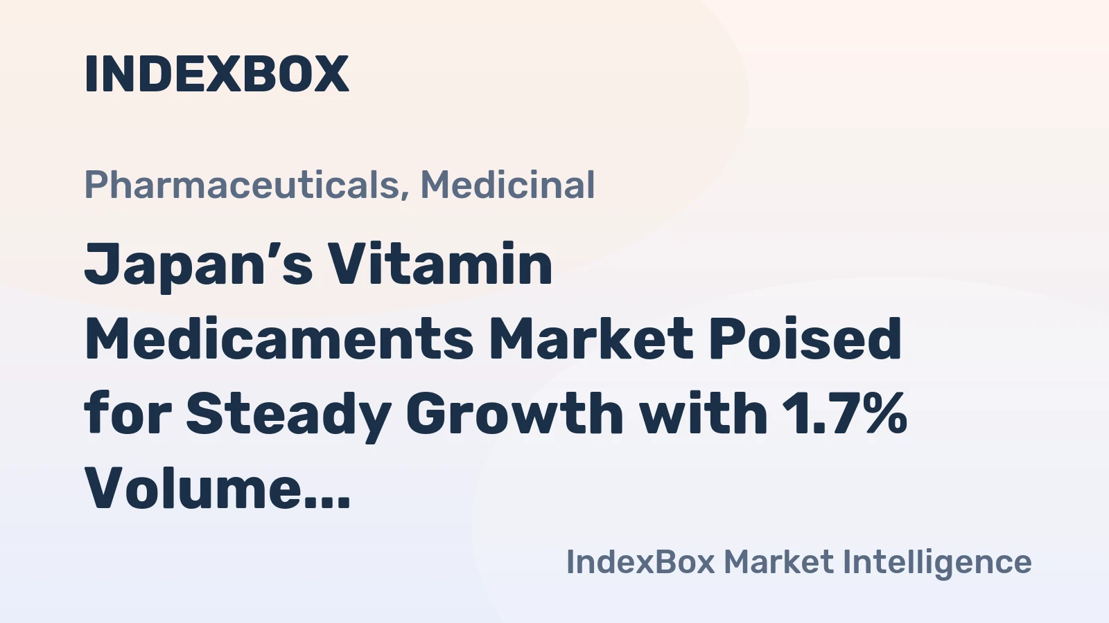 Japan’s Vitamin Medicaments Market Poised for Steady Growth with 1.7% Volume CAGR
