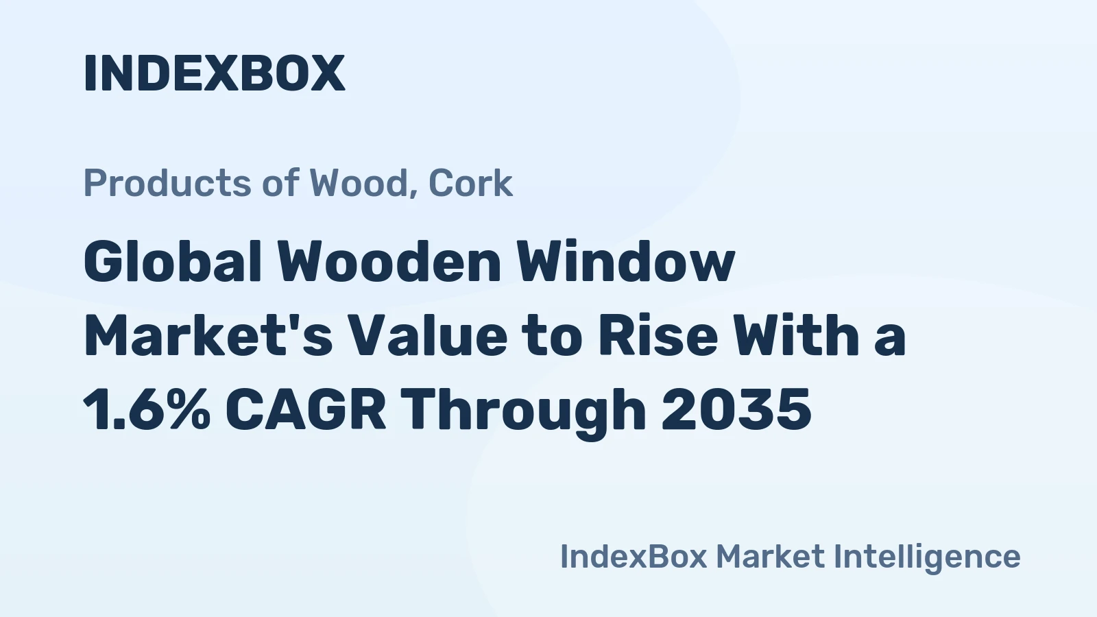 Global Wooden Window Market's Value to Rise With a 1.6% CAGR Through 2035