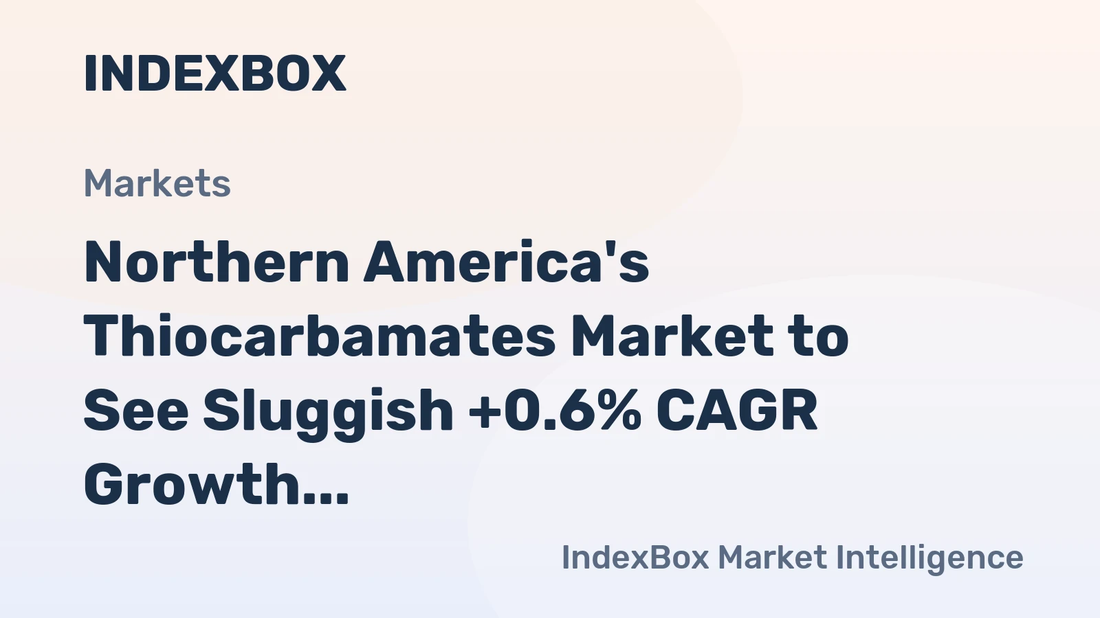 Northern America's Thiocarbamates Market to See Sluggish +0.6% CAGR Growth Through 2035