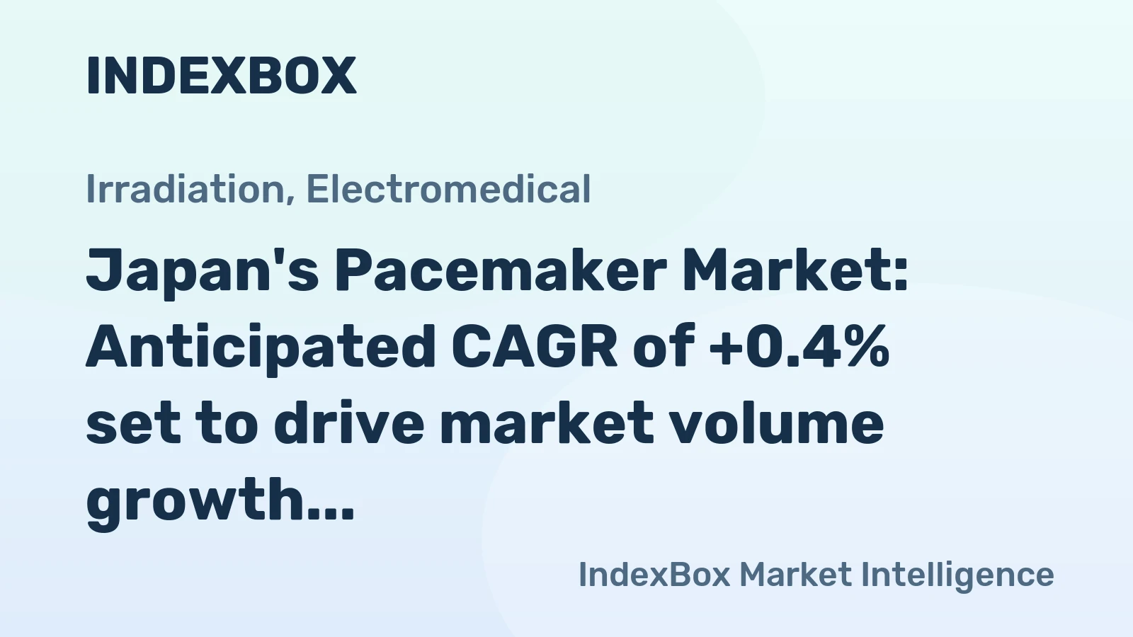 Japan's Pacemaker Market: Anticipated CAGR of +0.4% set to drive market volume growth to 742K units by 2035
