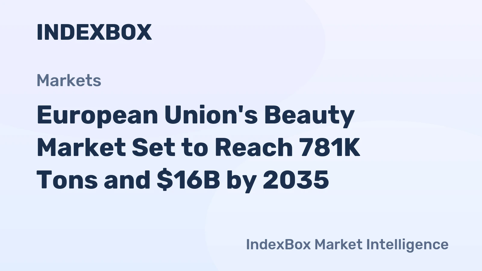 European Union's Beauty Market Set to Reach 781K Tons and $16B by 2035