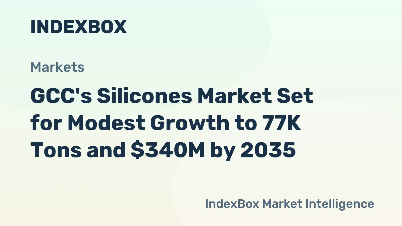 GCC's Silicones Market Set for Modest Growth to 77K Tons and $340M by 2035