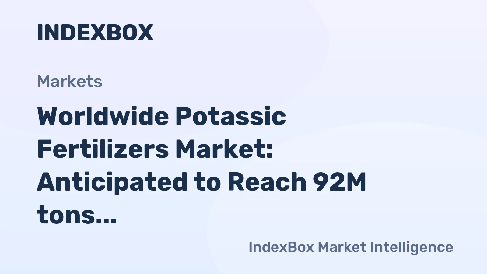 Worldwide Potassic Fertilizers Market: Anticipated to Reach 92M tons in Volume and $40.4B in Value by 2035