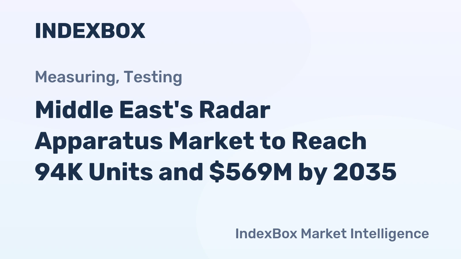 Middle East's Radar Apparatus Market to Reach 94K Units and $569M by 2035
