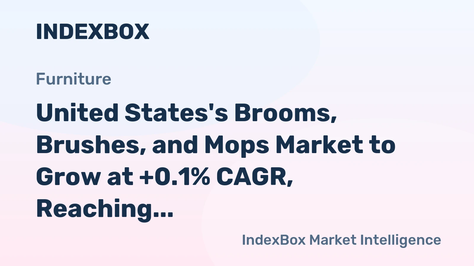 United States's Brooms, Brushes, and Mops Market to Grow at +0.1% CAGR, Reaching $4.4B by 2035