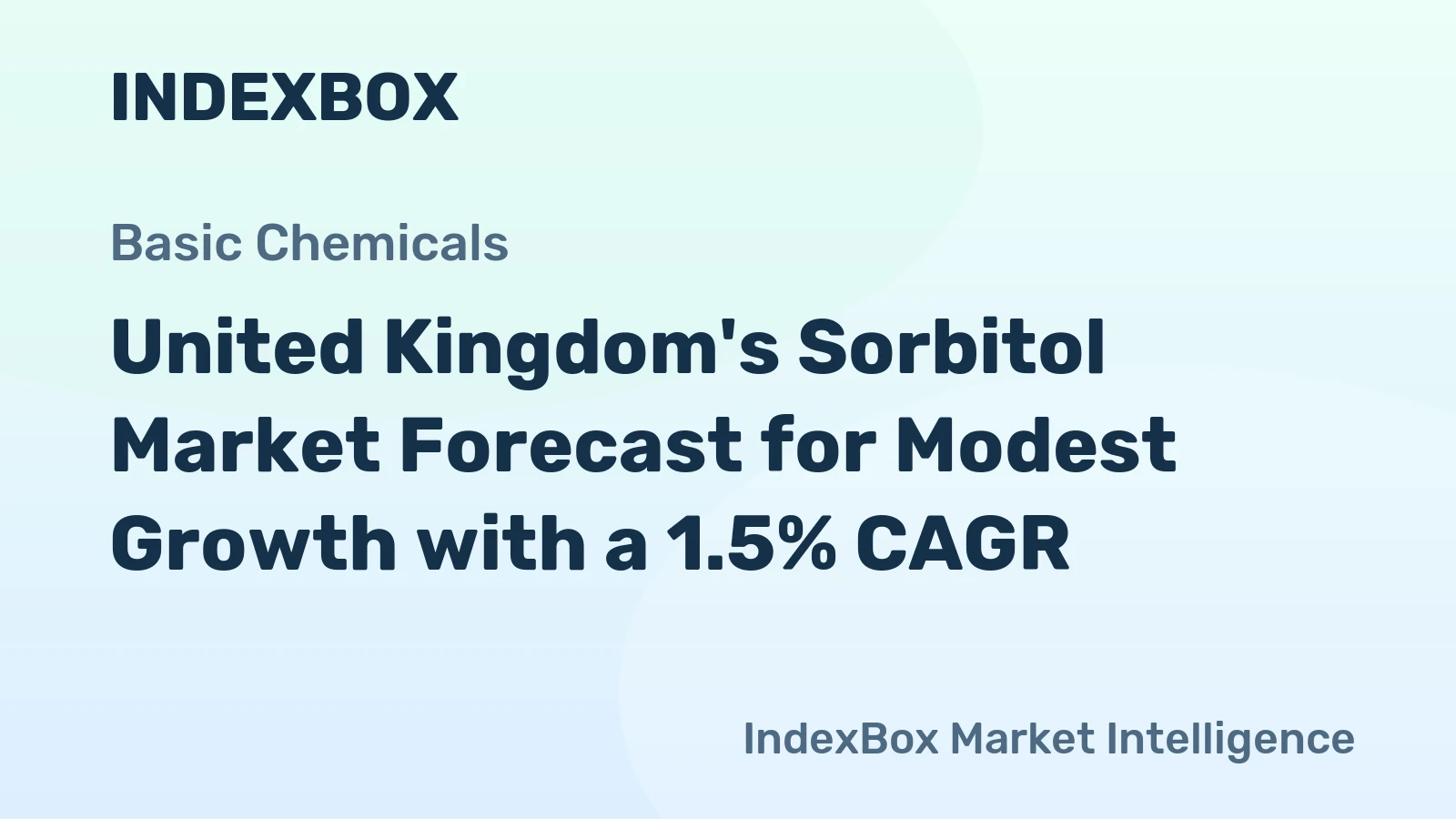 United Kingdom's Sorbitol Market Forecast for Modest Growth with a 1.5% CAGR
