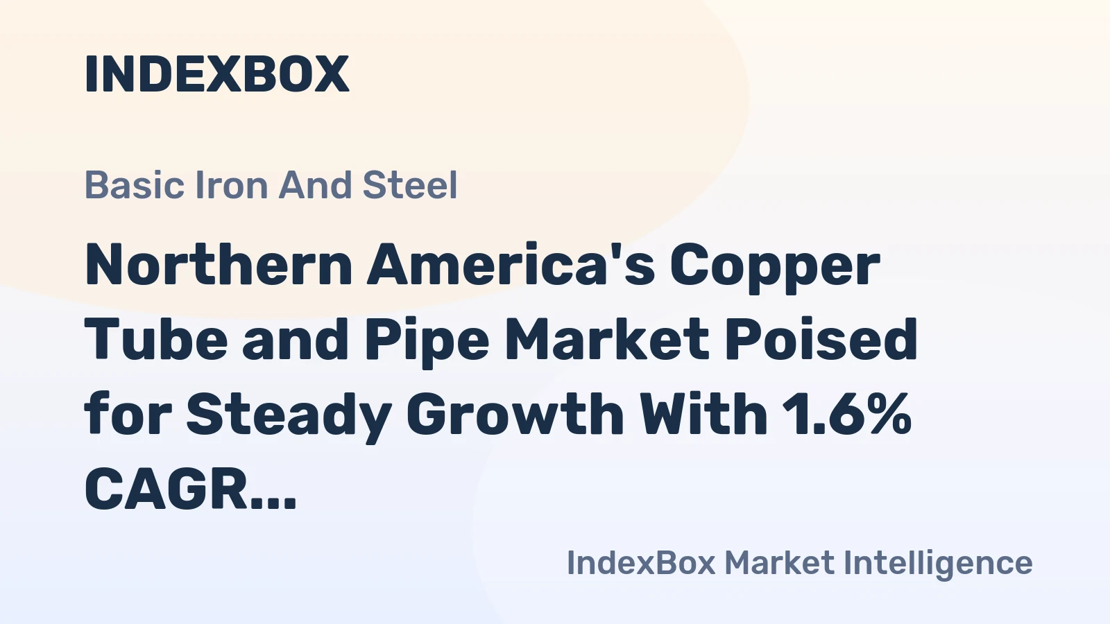 Northern America's Copper Tube and Pipe Market Poised for Steady Growth With 1.6% CAGR Through 2035