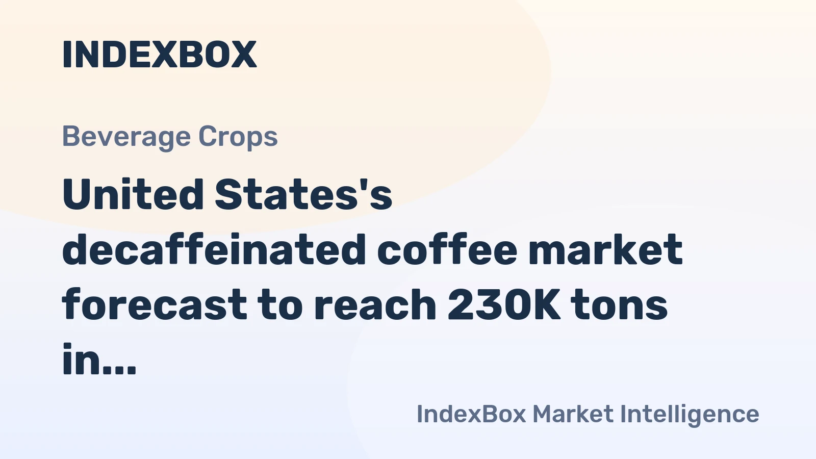 United States's decaffeinated coffee market forecast to reach 230K tons in volume and $969M in value by 2035, driven by sustained demand growth.