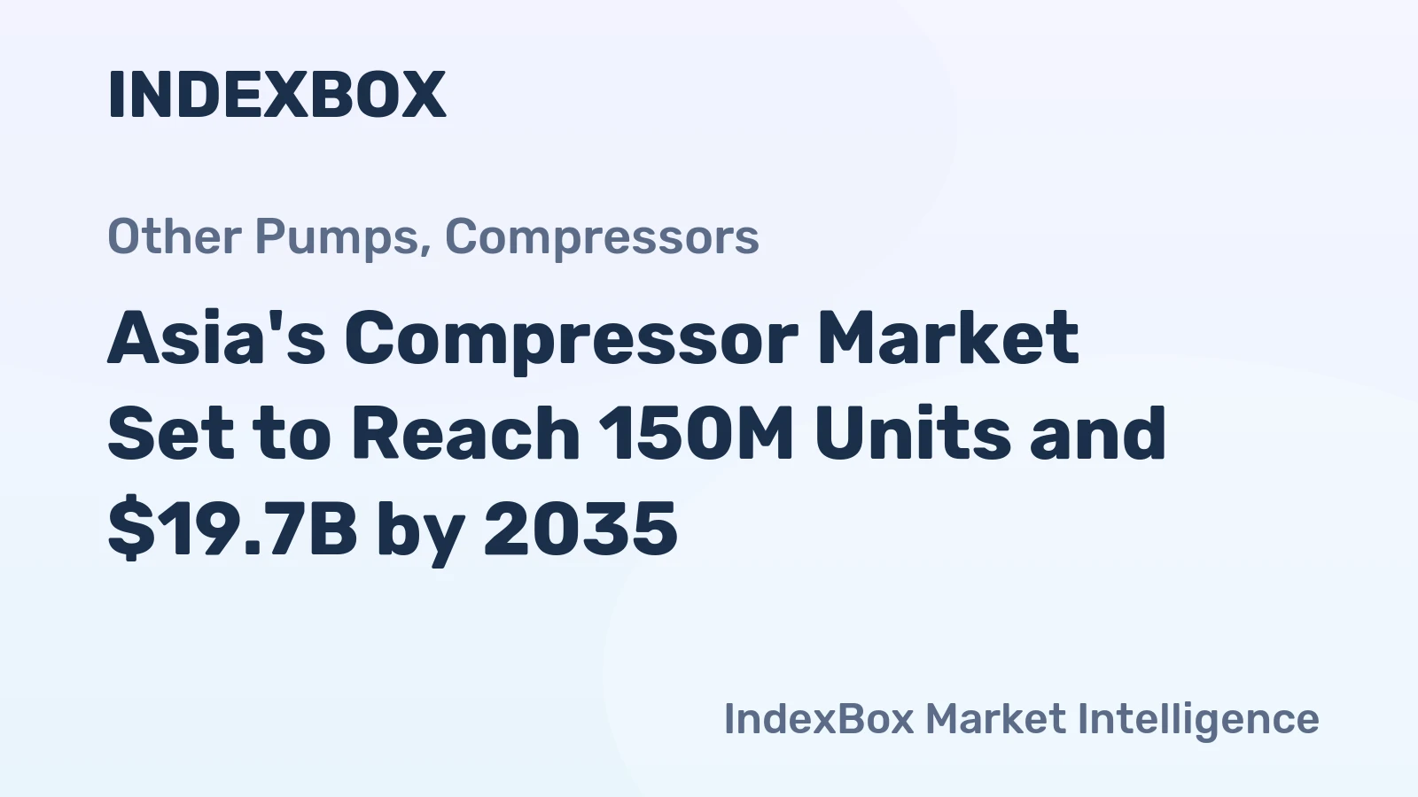 Asia's Compressor Market Set to Reach 150M Units and $19.7B by 2035