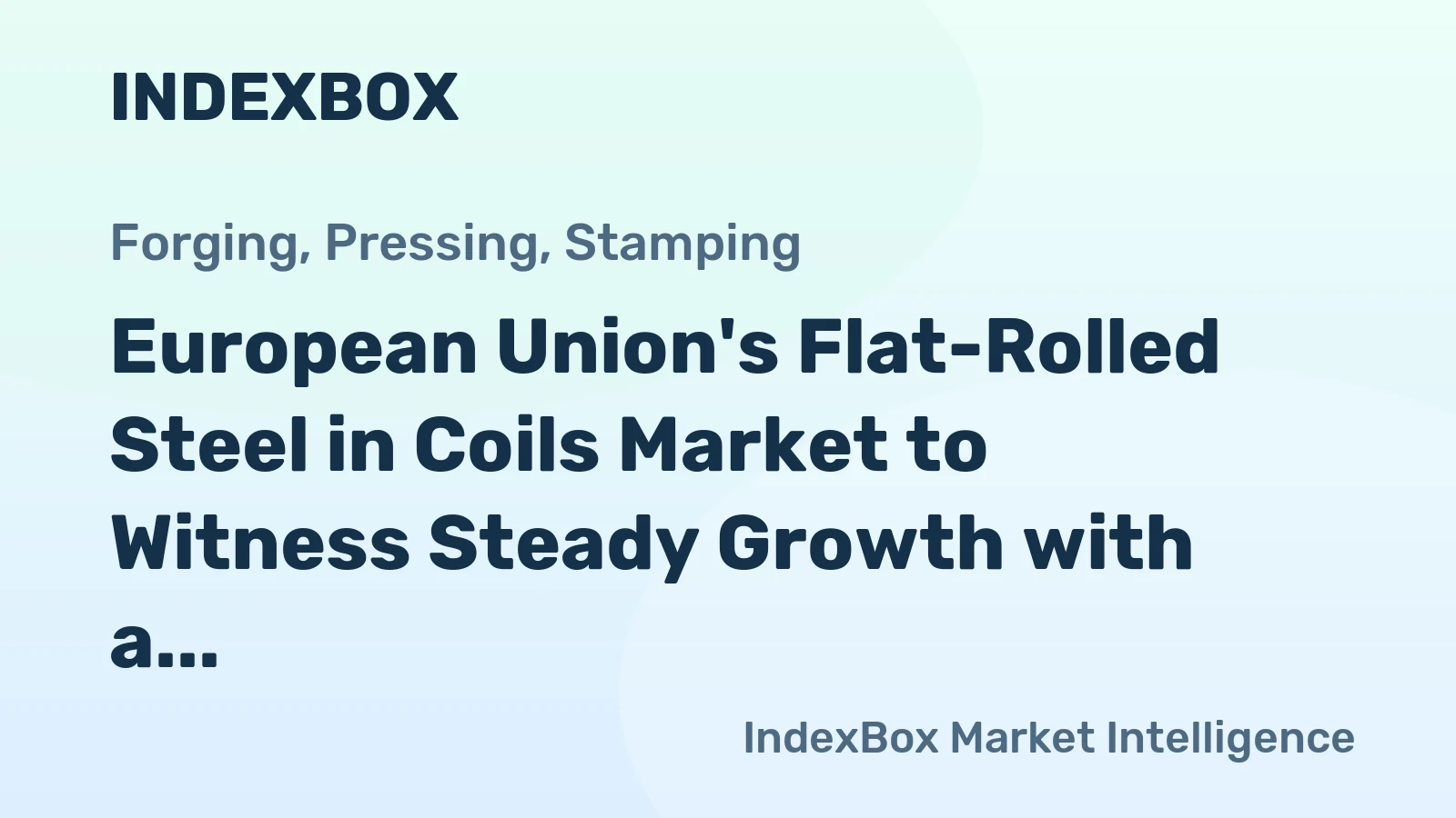 European Union's Flat-Rolled Steel in Coils Market to Witness Steady Growth with a CAGR of +1.4% from 2024 to 2035