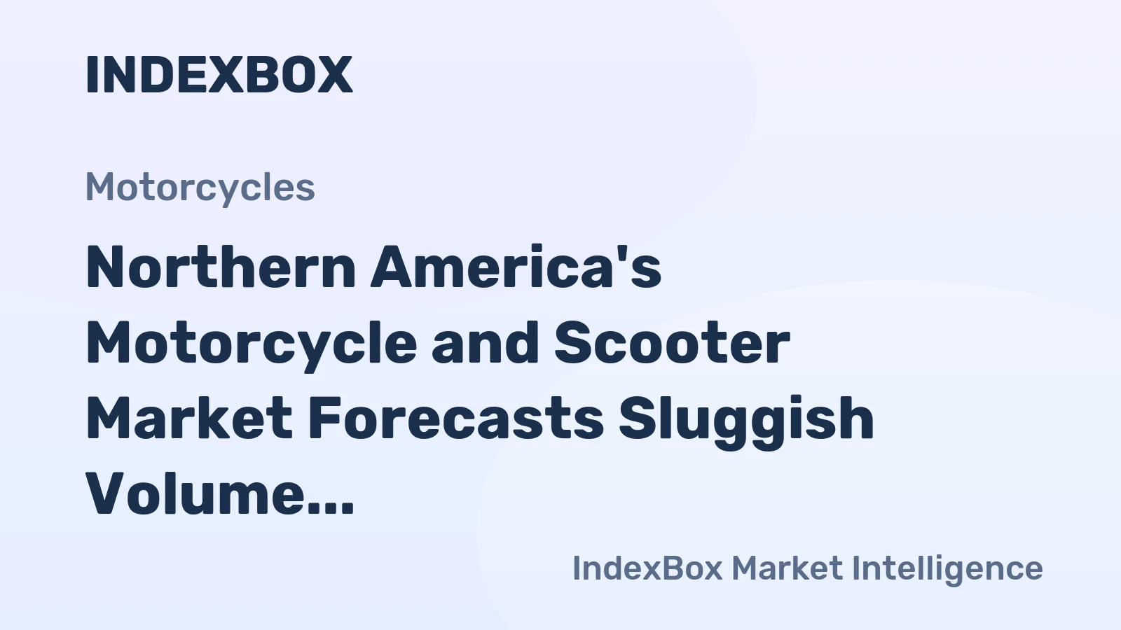 Northern America's Motorcycle and Scooter Market Forecasts Sluggish Volume Growth with a +0.3% CAGR Through 2035
