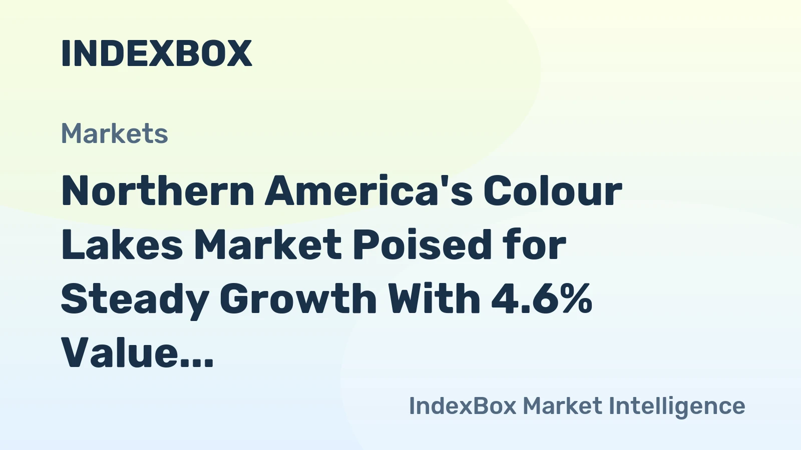 Northern America's Colour Lakes Market Poised for Steady Growth With 4.6% Value CAGR Through 2035