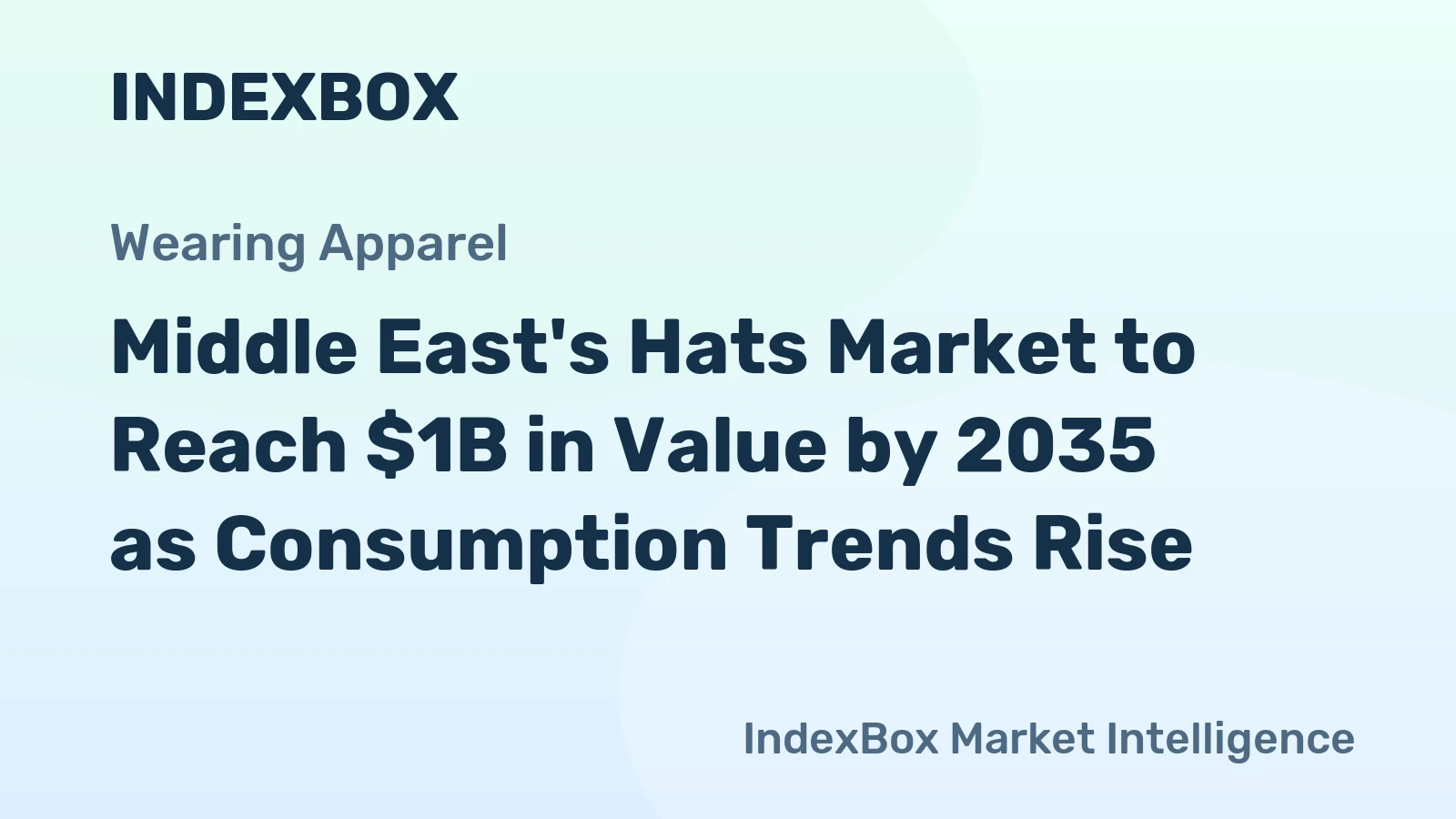 Middle East's Hats Market to Reach $1B in Value by 2035 as Consumption Trends Rise