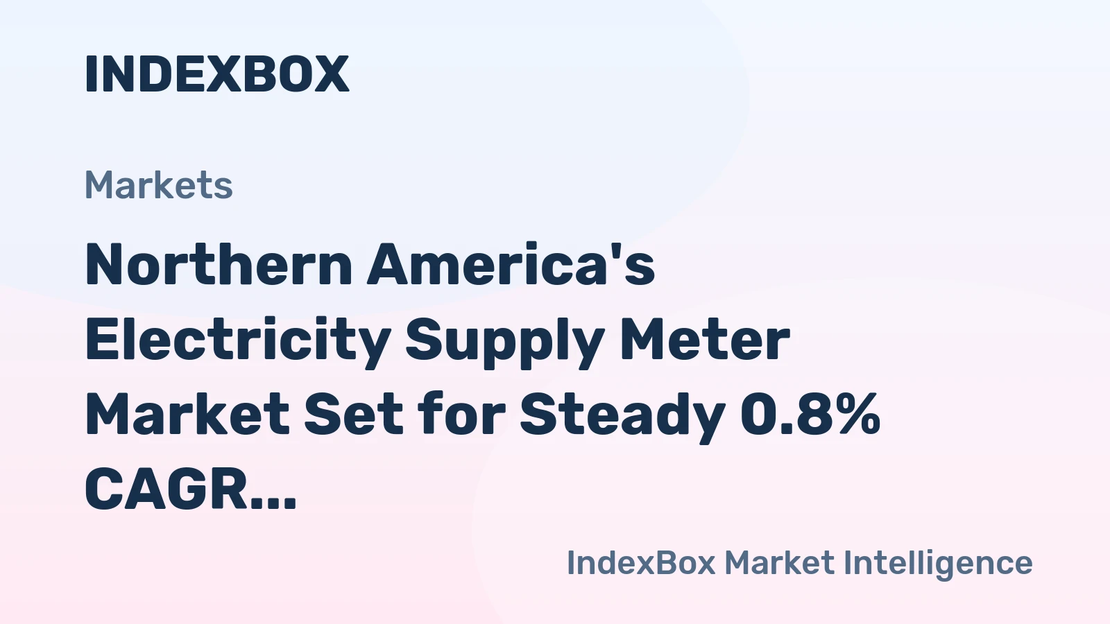 Northern America's Electricity Supply Meter Market Set for Steady 0.8% CAGR Growth Through 2035