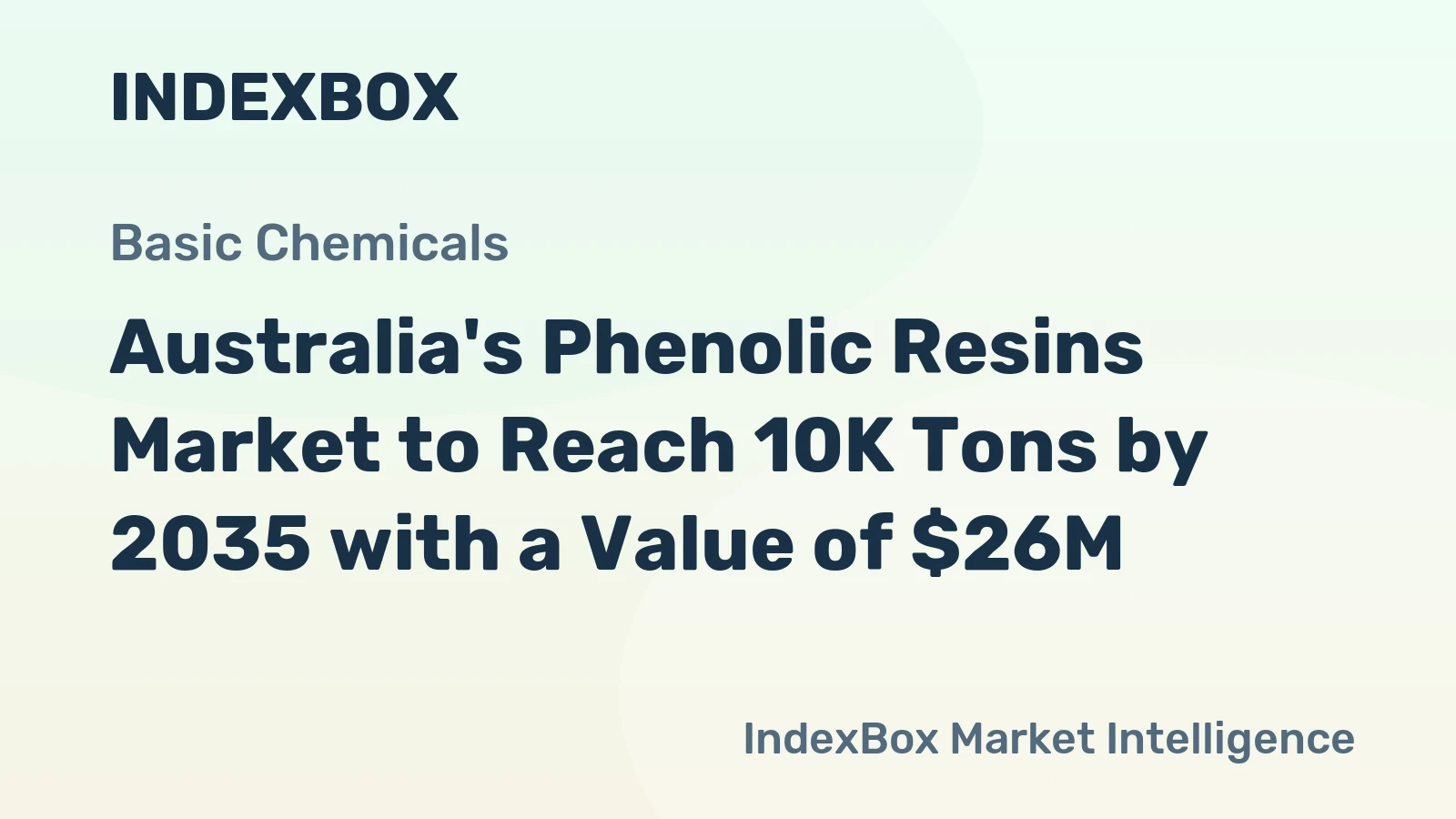 Australia's Phenolic Resins Market to Reach 10K Tons by 2035 with a Value of $26M