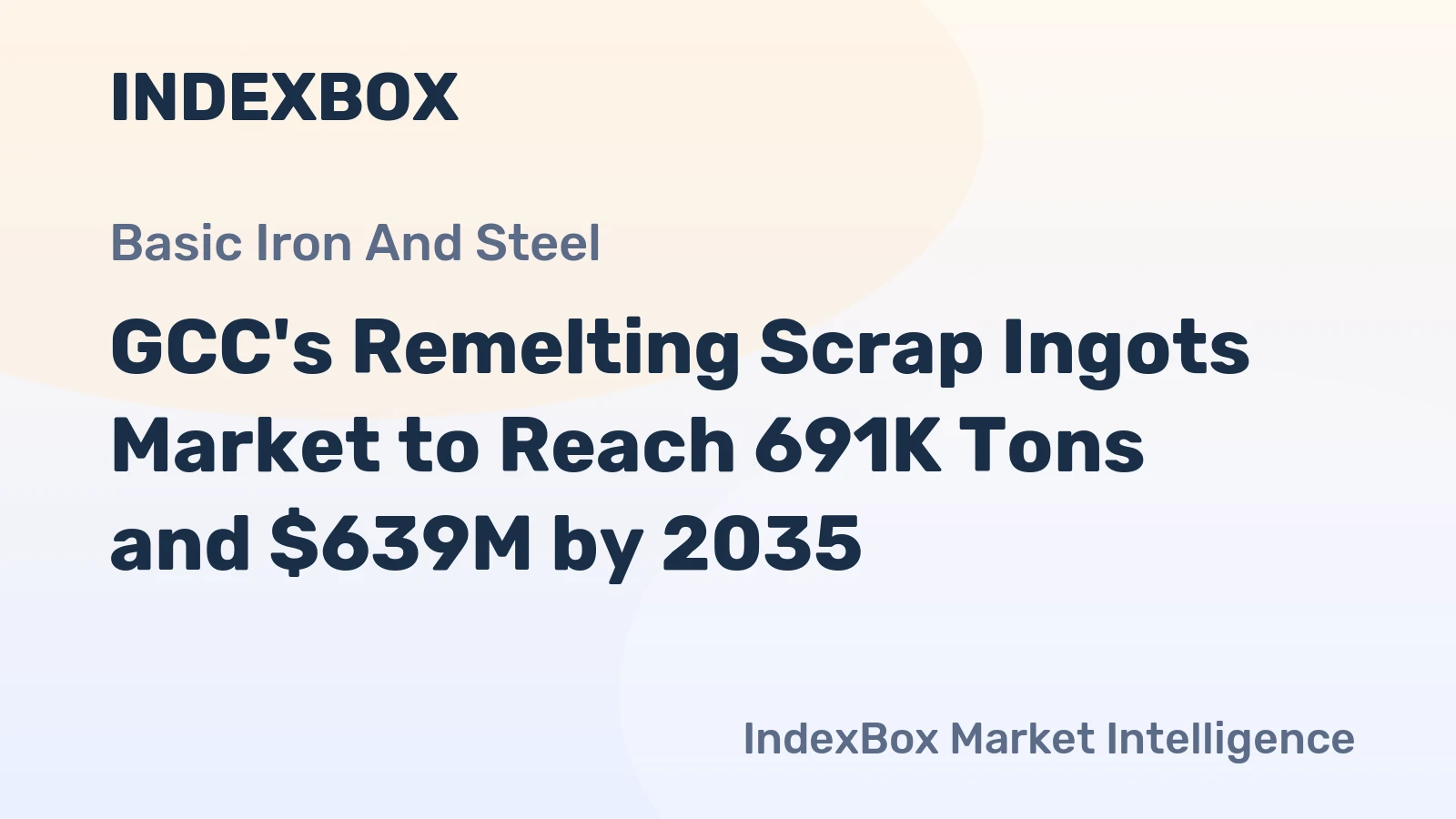 GCC's Remelting Scrap Ingots Market to Reach 691K Tons and $639M by 2035