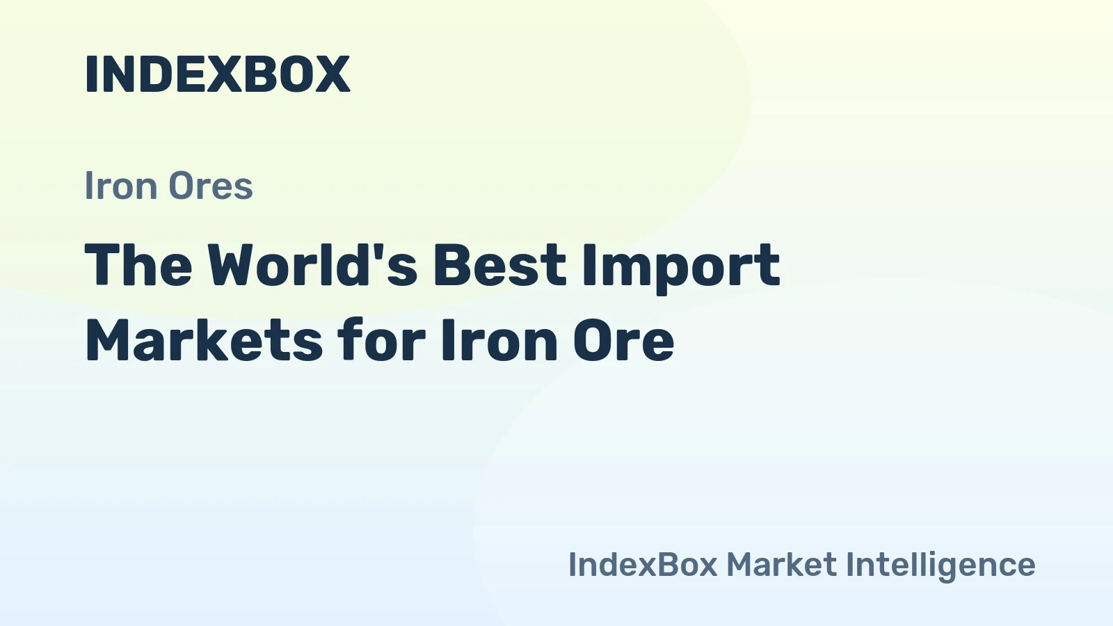 The World's Best Import Markets for Iron Ore