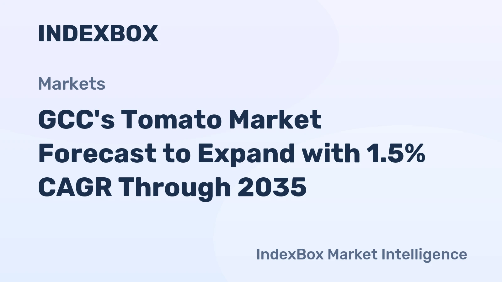 GCC's Tomato Market Forecast to Expand with 1.5% CAGR Through 2035