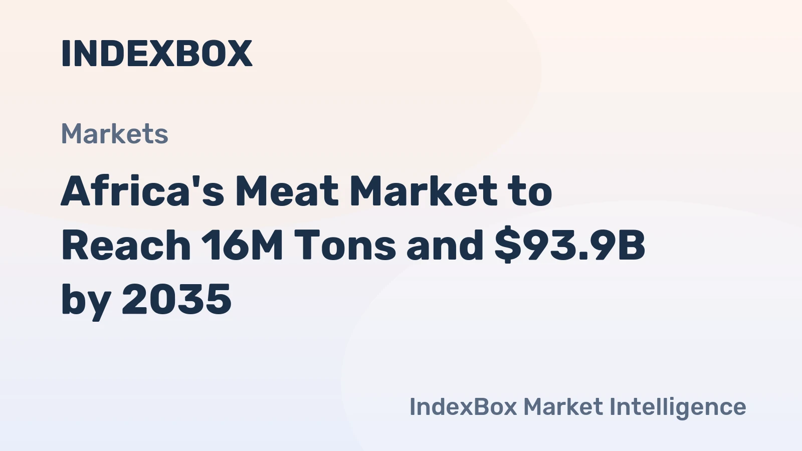 Africa's Meat Market to Reach 16M Tons and $93.9B by 2035