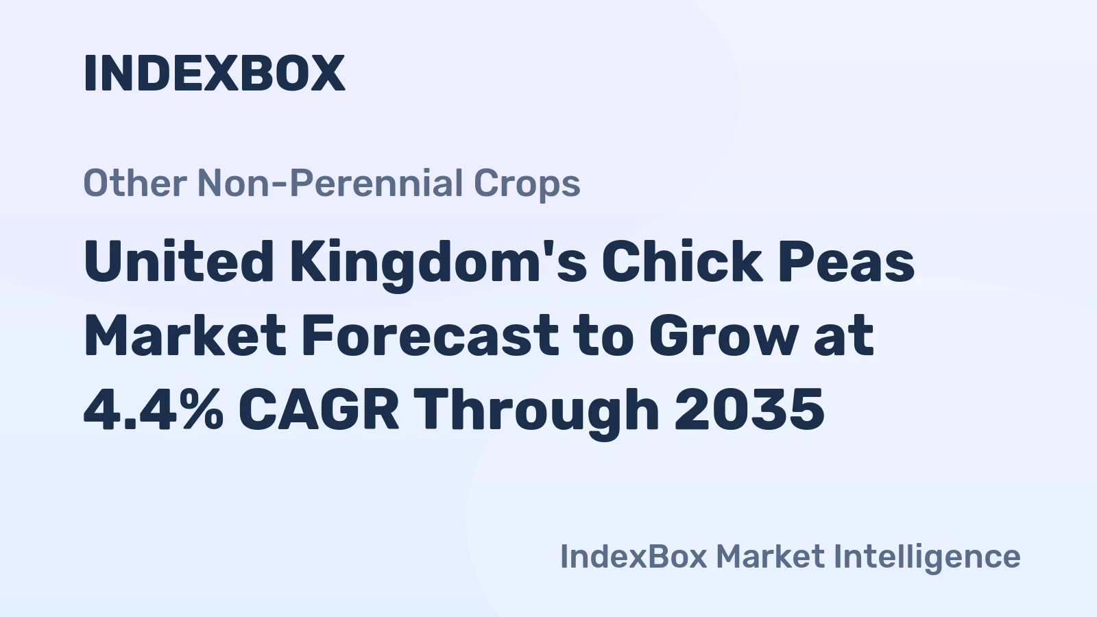 United Kingdom's Chick Peas Market Forecast to Grow at 4.4% CAGR Through 2035
