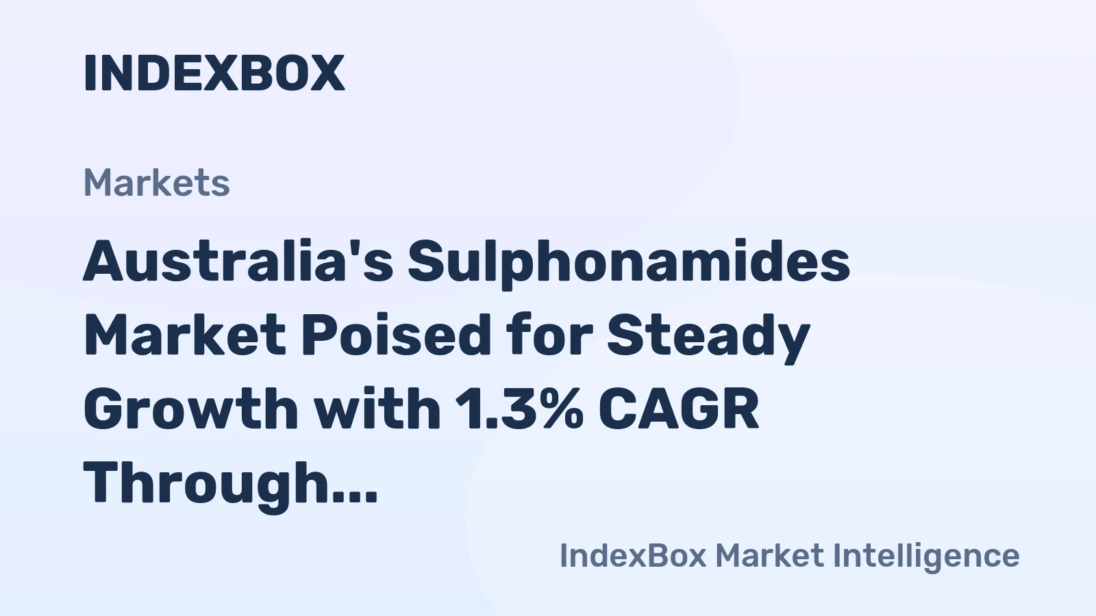 Australia's Sulphonamides Market Poised for Steady Growth with 1.3% CAGR Through 2035