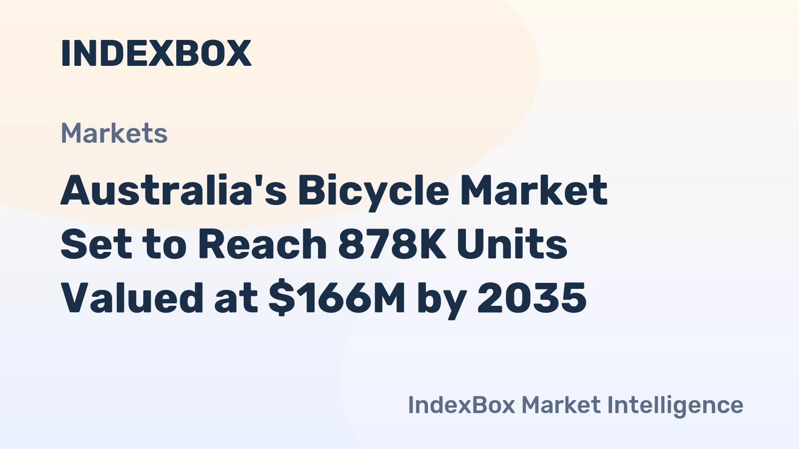 Australia's Bicycle Market Set to Reach 878K Units Valued at $166M by 2035