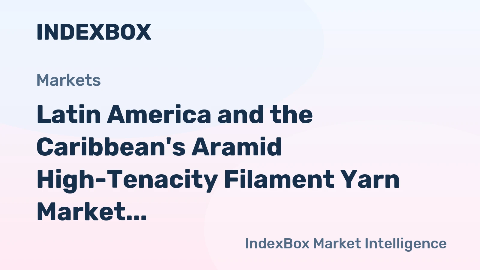 Latin America and the Caribbean's Aramid High-Tenacity Filament Yarn Market to Reach 32K tons and $830M by 2035