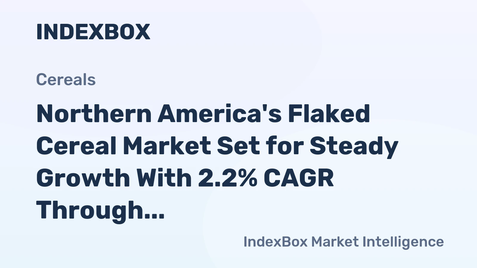 Northern America's Flaked Cereal Market Set for Steady Growth With 2.2% CAGR Through 2035