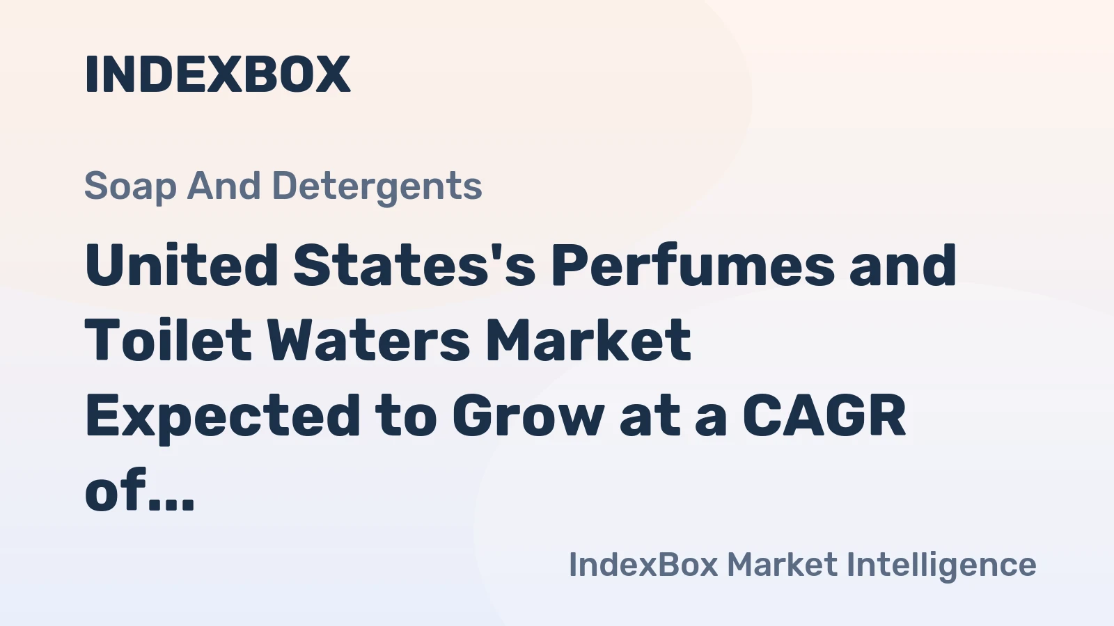 United States's Perfumes and Toilet Waters Market Expected to Grow at a CAGR of +3.8% to Reach $13.2B by 2035