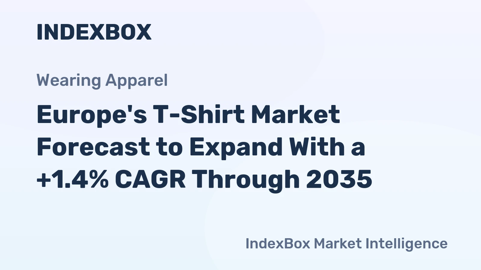 Europe's T-Shirt Market Forecast to Expand With a +1.4% CAGR Through 2035