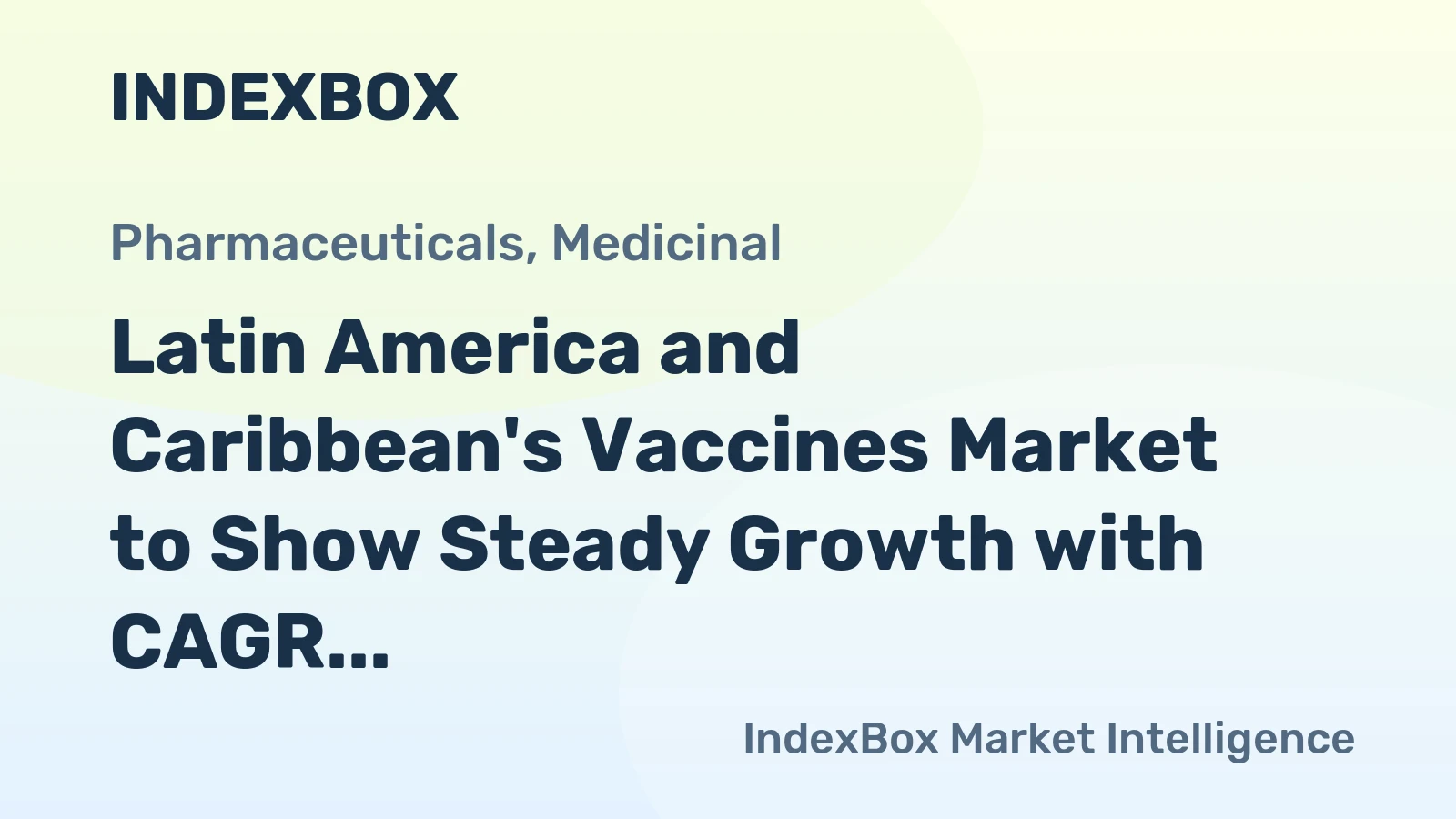 Latin America and Caribbean's Vaccines Market to Show Steady Growth with CAGR of +1.6% by 2035