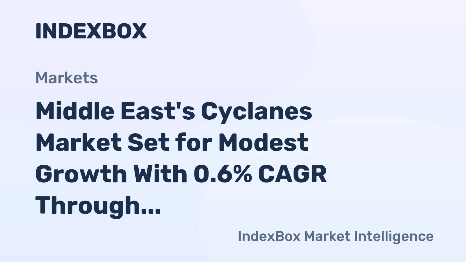 Middle East's Cyclanes Market Set for Modest Growth With 0.6% CAGR Through 2035