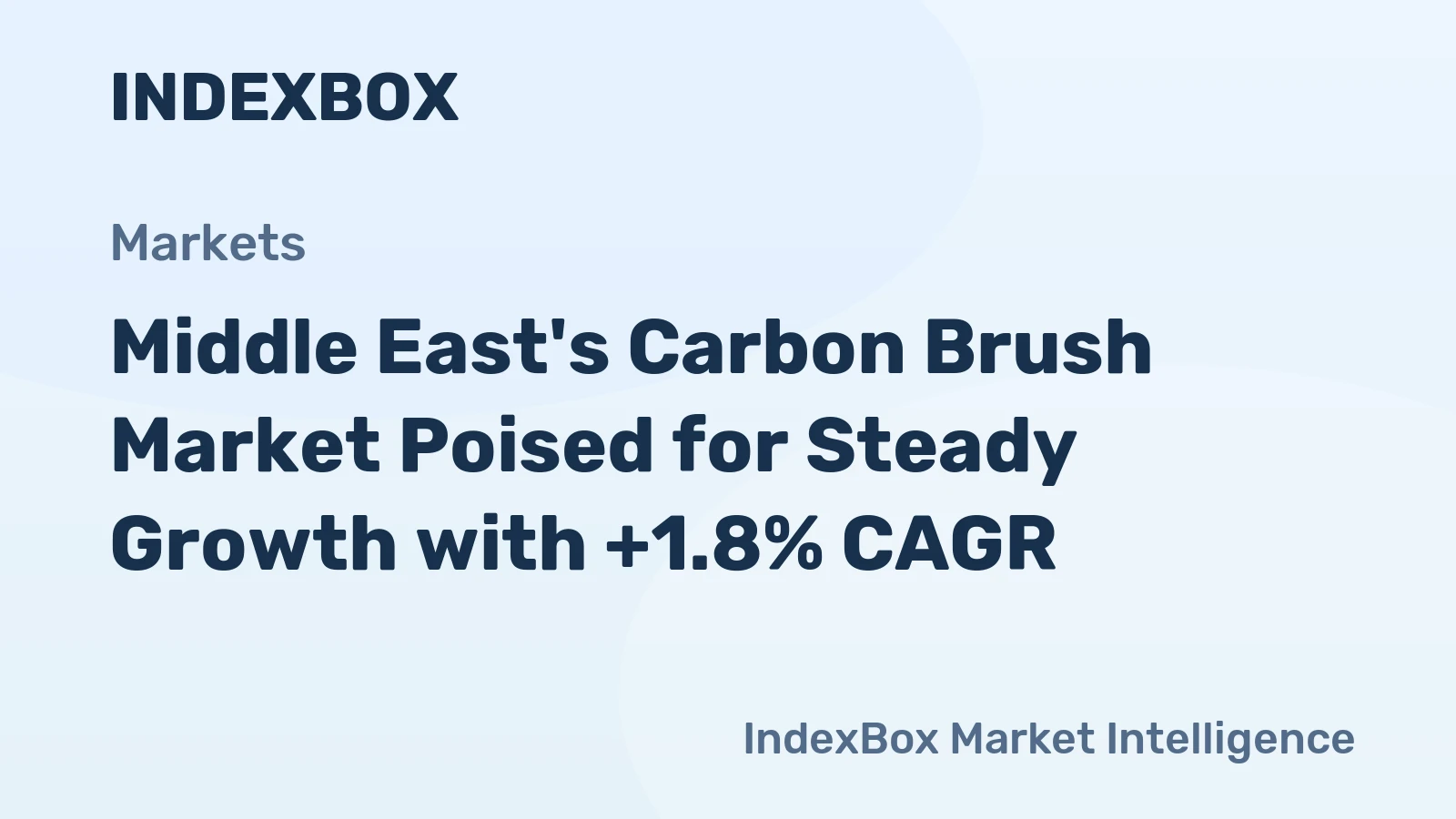 Middle East's Carbon Brush Market Poised for Steady Growth with +1.8% CAGR