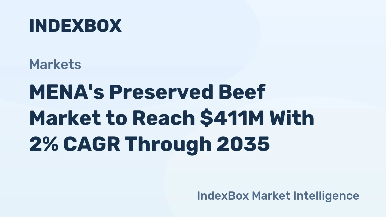 MENA's Preserved Beef Market to Reach $411M With 2% CAGR Through 2035