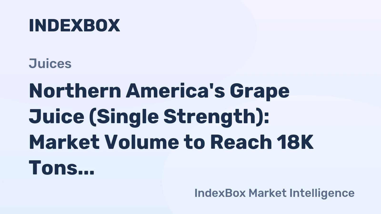 Northern America's Grape Juice (Single Strength): Market Volume to Reach 18K Tons and Market Value to Hit $34M by 2035