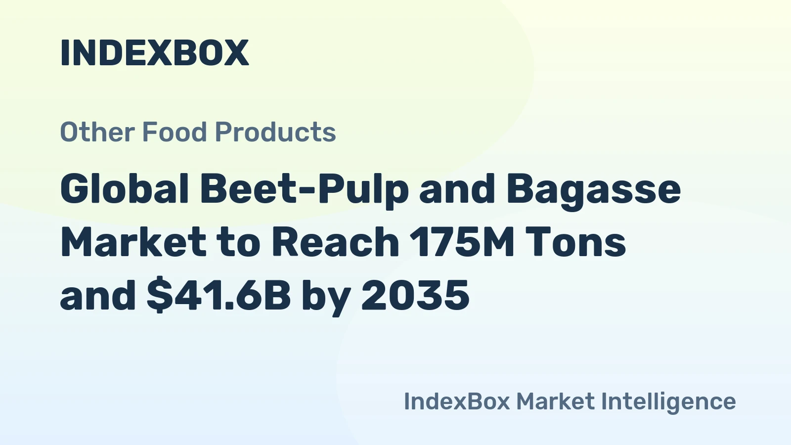 Global Beet-Pulp and Bagasse Market to Reach 175M Tons and $41.6B by 2035