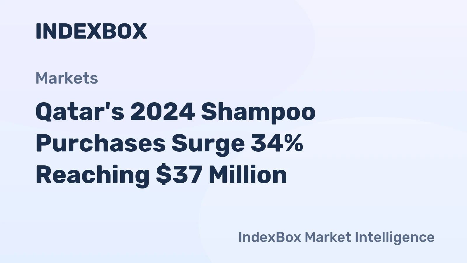Qatar's 2024 Shampoo Purchases Surge 34% Reaching $37 Million