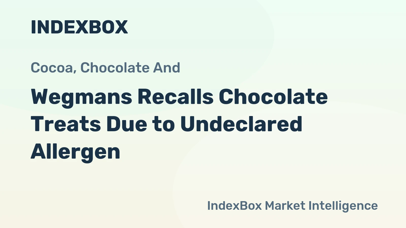 Wegmans Recalls Chocolate Treats Due to Undeclared Allergen