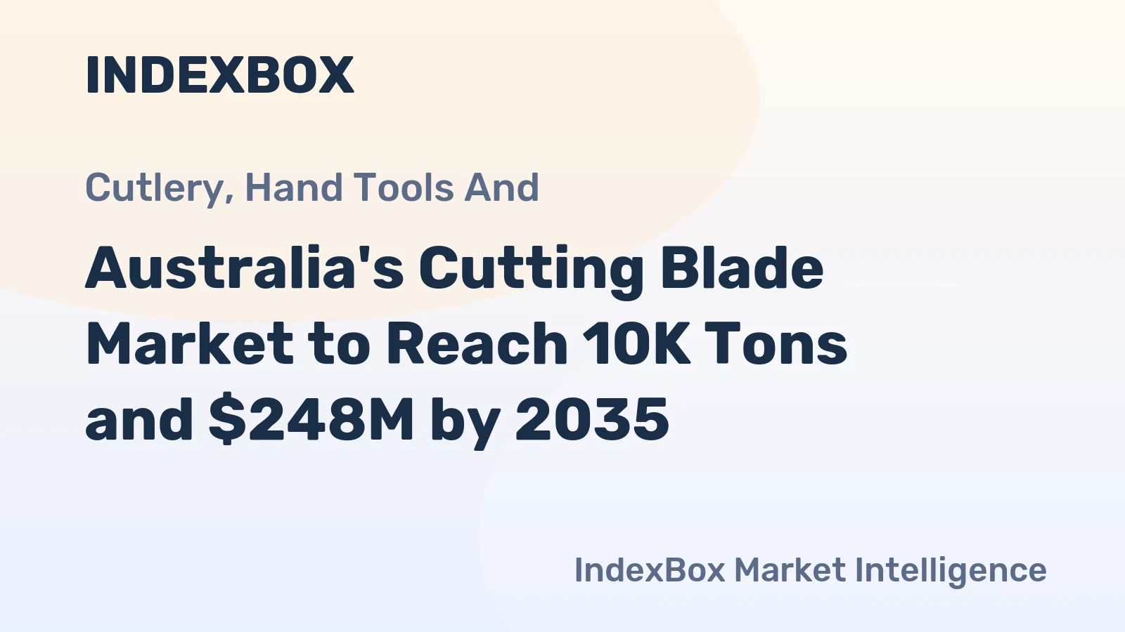 Australia's Cutting Blade Market to Reach 10K Tons and $248M by 2035