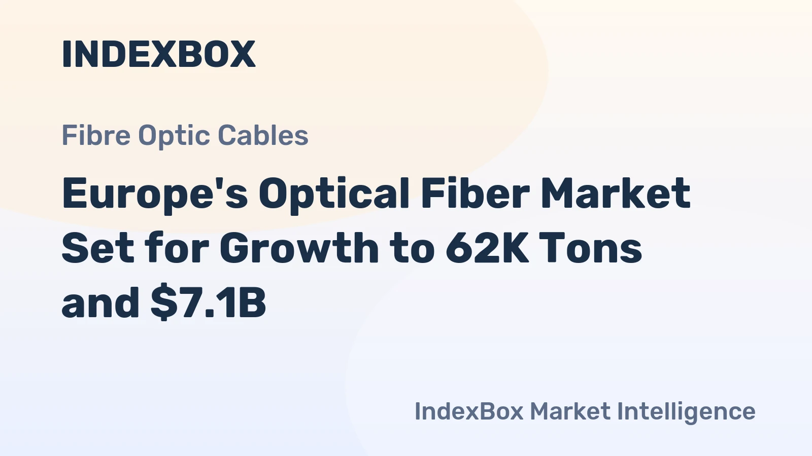 Europe's Optical Fiber Market Set for Growth to 62K Tons and $7.1B