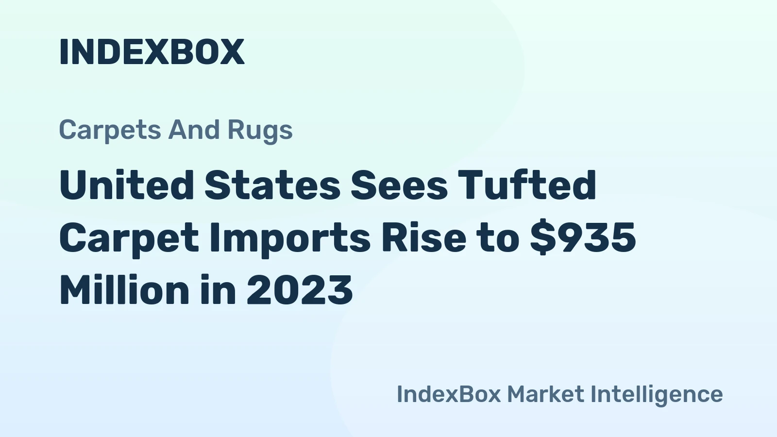 United States Sees Tufted Carpet Imports Rise to $935 Million in 2023